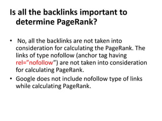 Google Page Ranking | PPTX