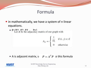 Page rank algorithm | PPTX