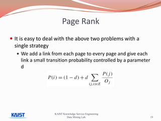 Page rank algorithm | PPTX