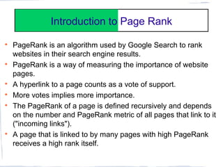 Pagerank | PPT
