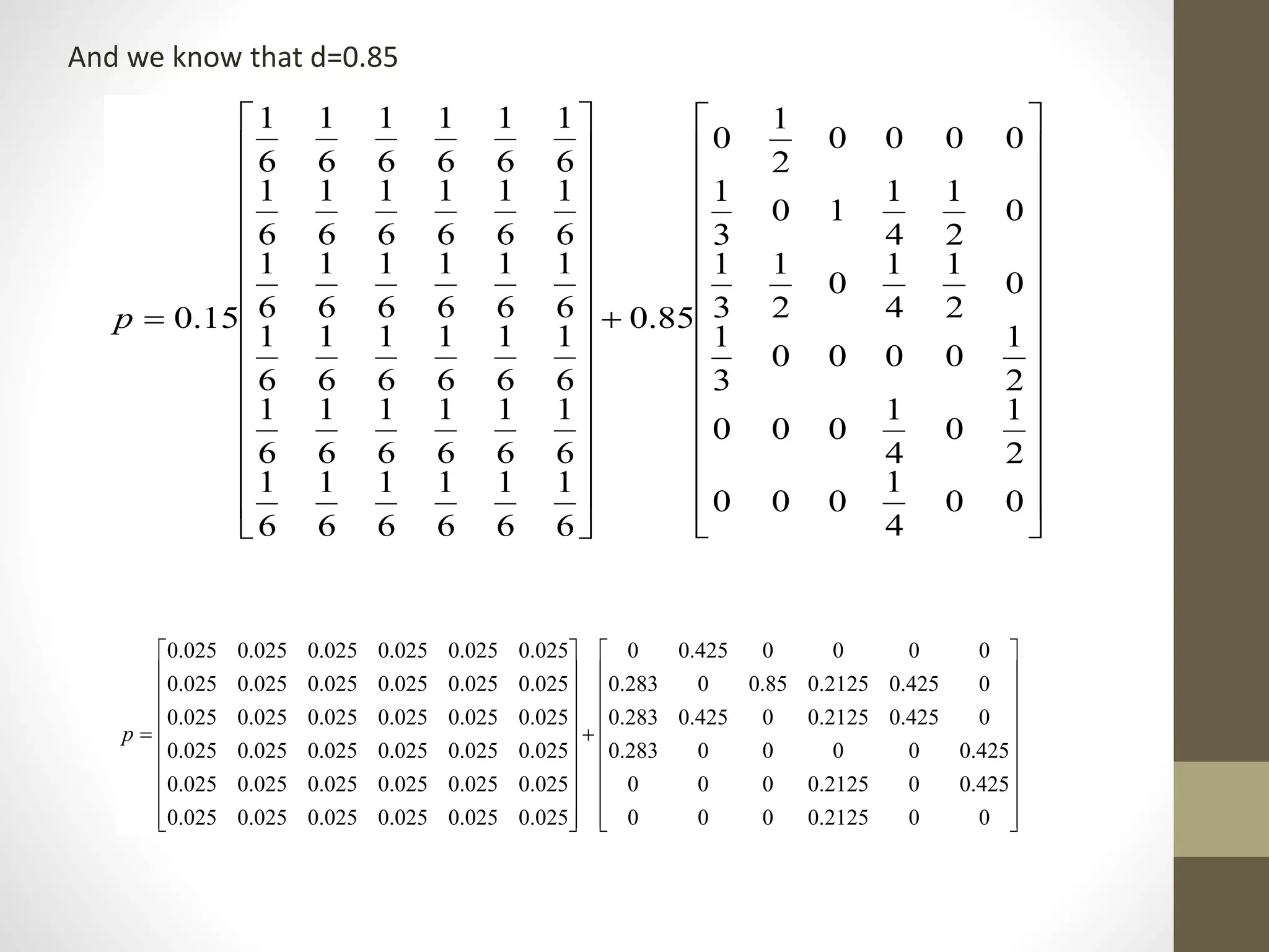 Pagerank Algorithm In Data Mining Pptx Search Internet