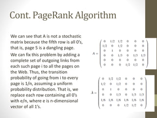 PageRank Algorithm In data mining | PPTX