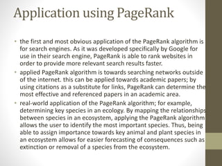 PageRank Algorithm In data mining | PPTX
