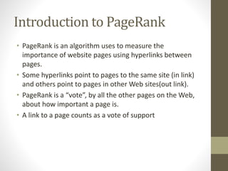 PageRank Algorithm In data mining | PPTX