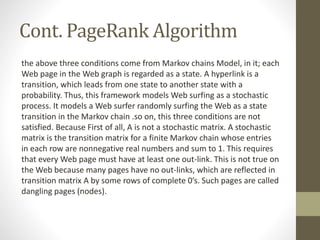PageRank Algorithm In data mining | PPTX