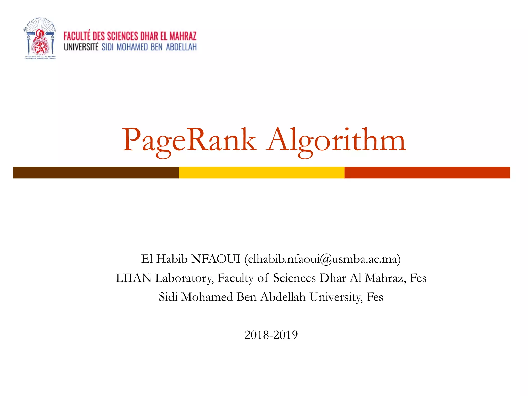 PageRank_algorithm_Nfaoui_El_Habib | PDF