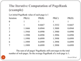 Page rank and hyperlink | PPTX