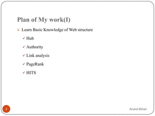 Page rank and hyperlink | PPTX