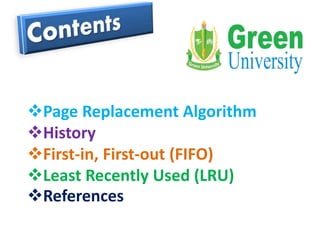 Page replacement algorithm | PPT