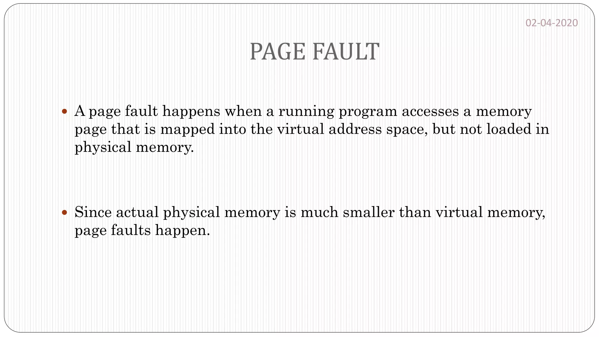 Page replacement algorithm | PPTX