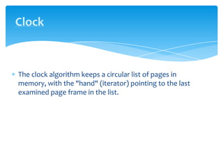 Page Replacement Algorithms | PPTX
