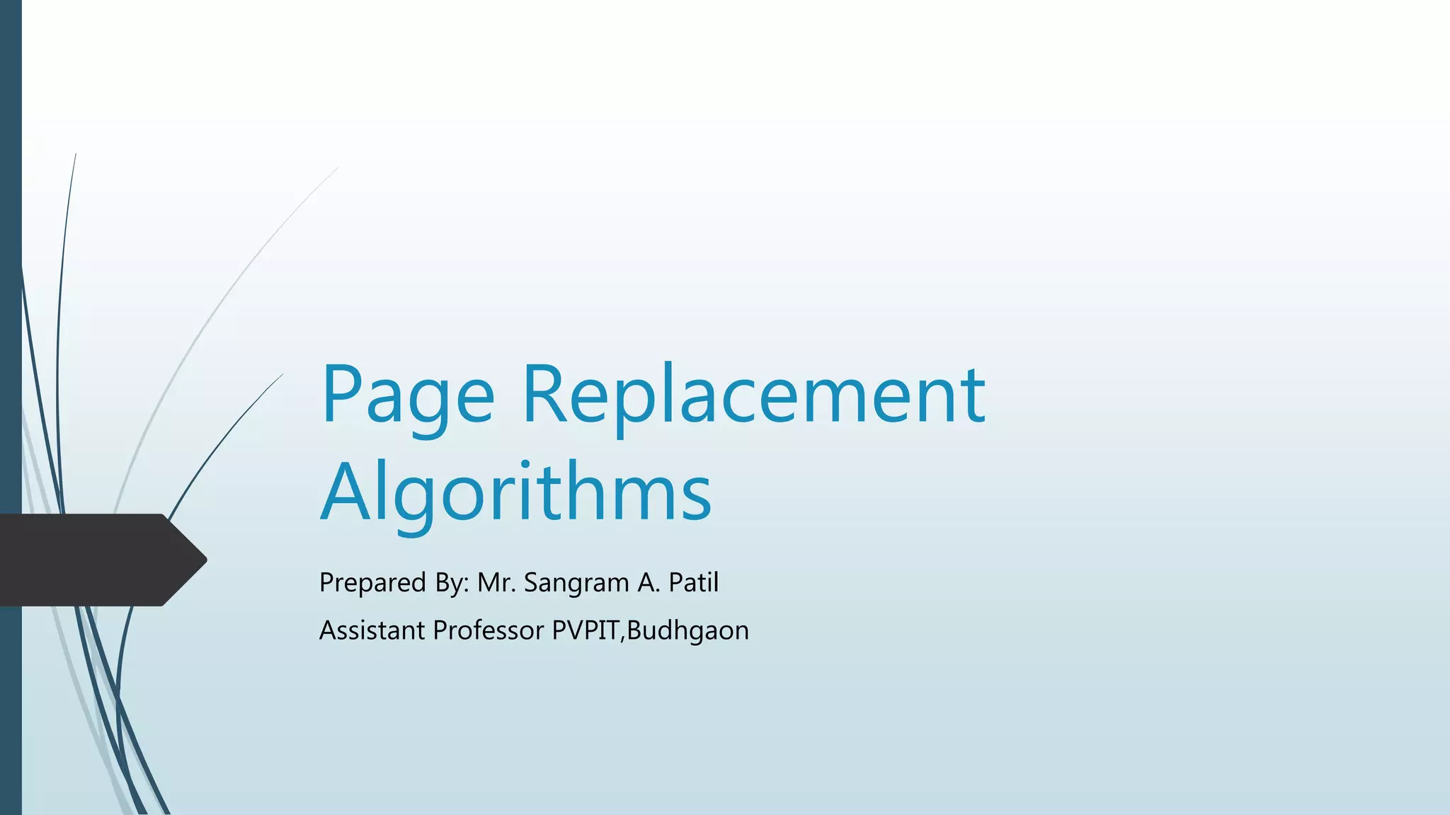 Page replacement algorithms | PPTX