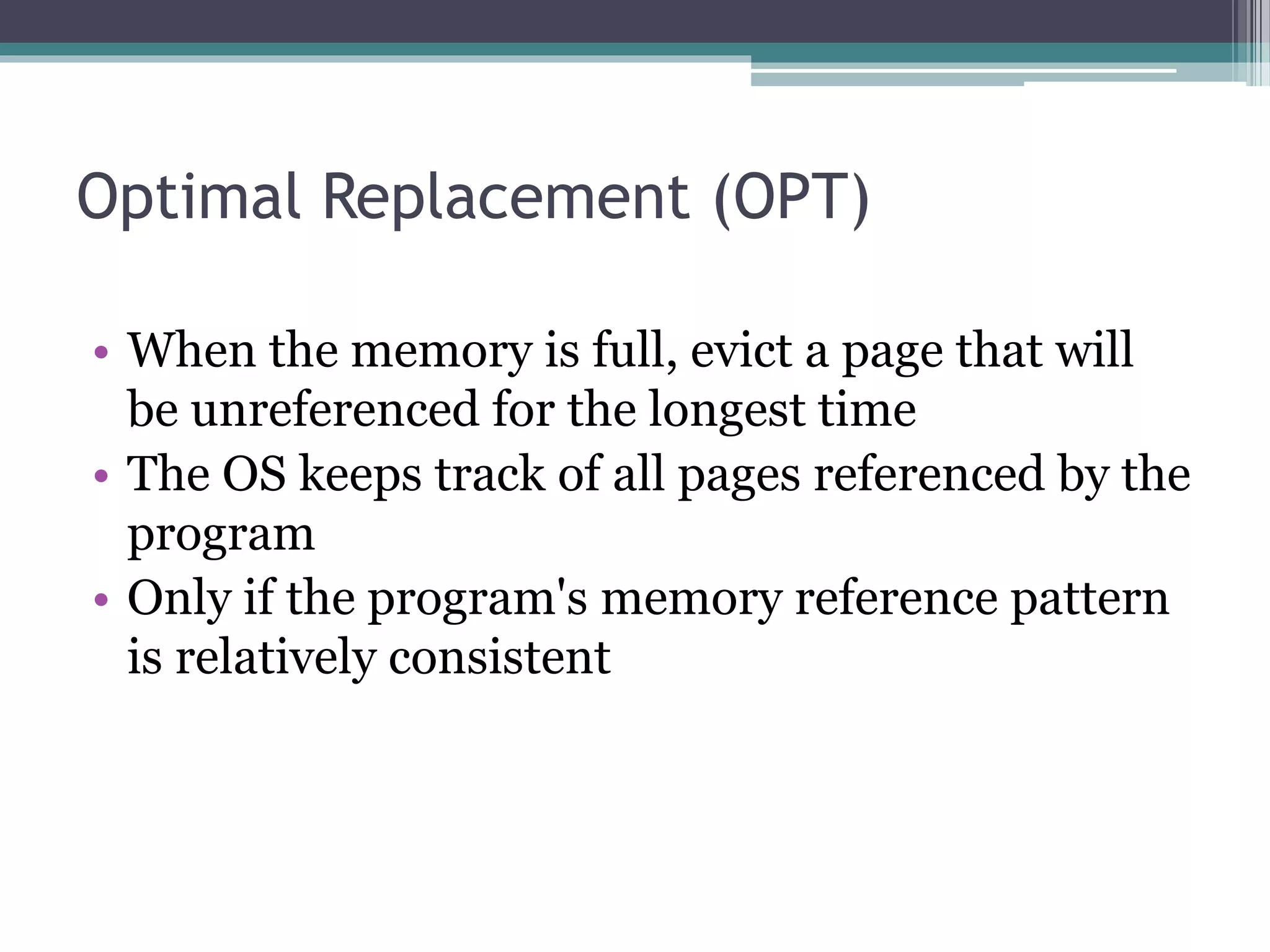 Page Replacement Algorithms Pptx Computing Technology And Computing