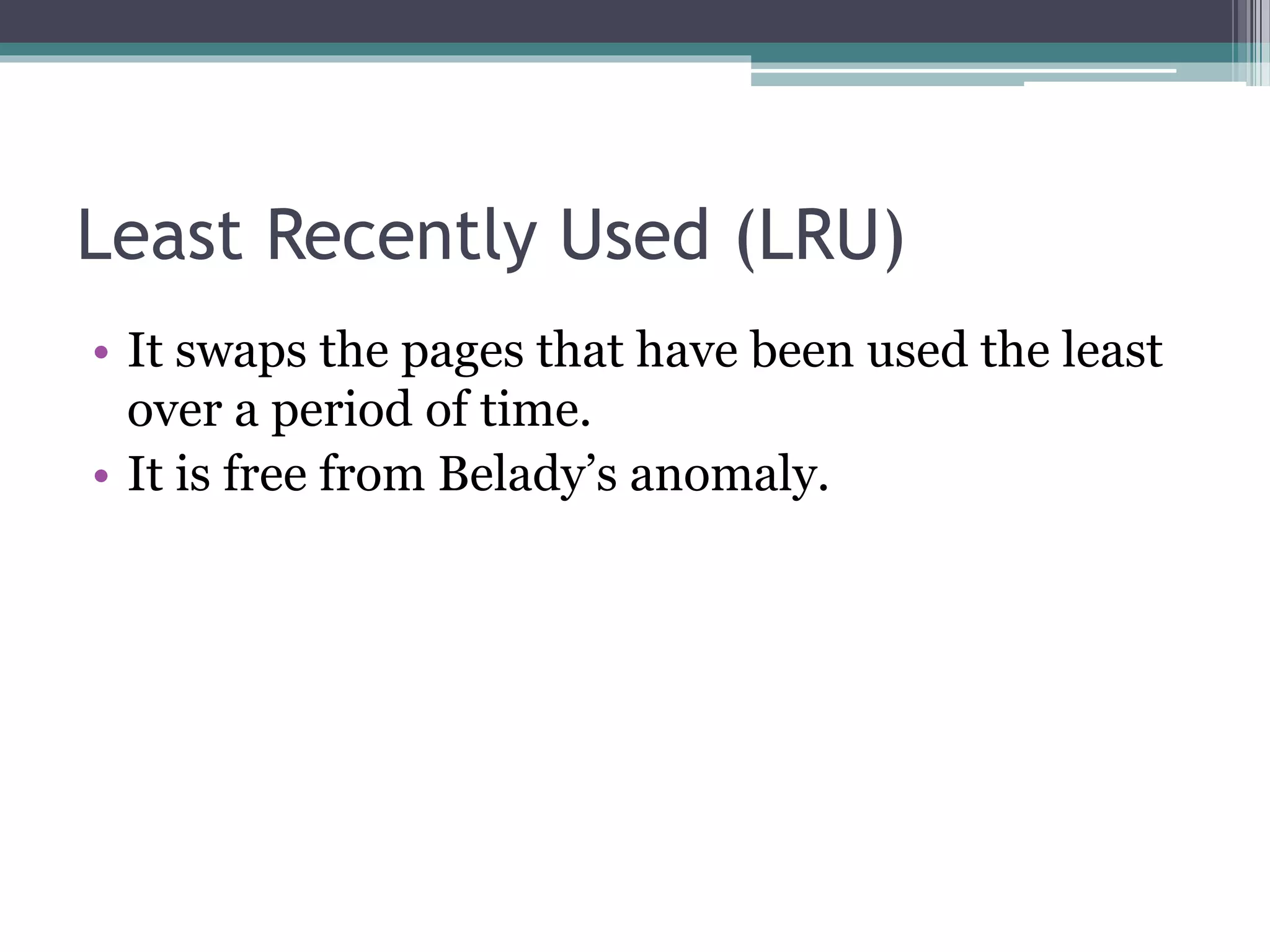 Page Replacement Algorithms Ppt 