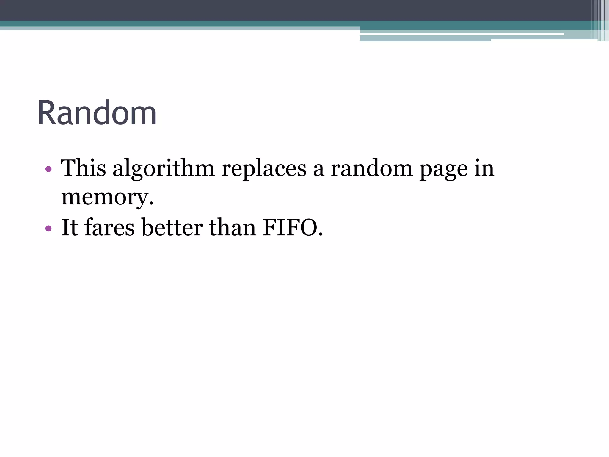 Page Replacement Algorithms Pptx Computing Technology And Computing