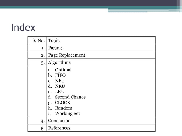 Page replacement algorithms | PPTX | Computing | Technology & Computing