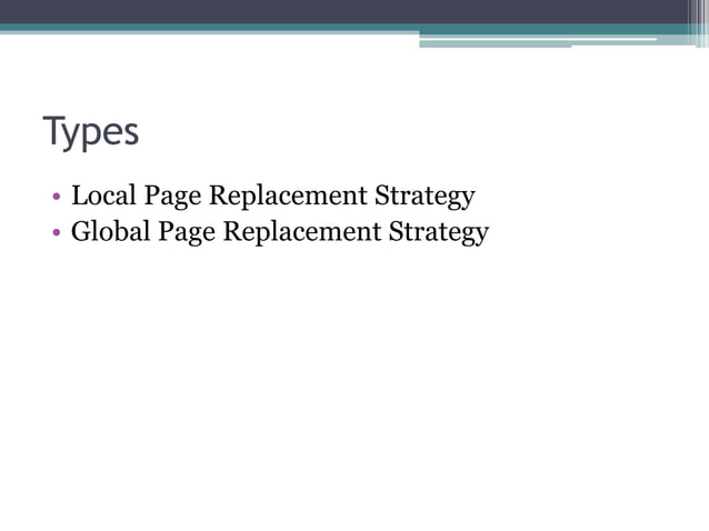 Page replacement algorithms | PPTX | Computing | Technology & Computing