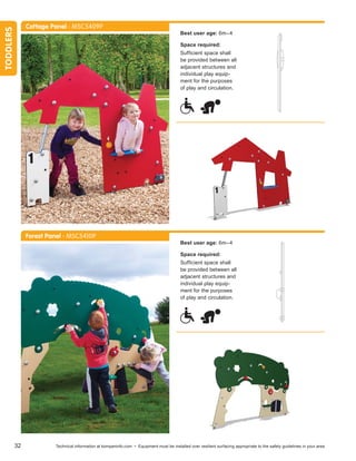 Kompan New Toddler Equipment - 2010 | PDF