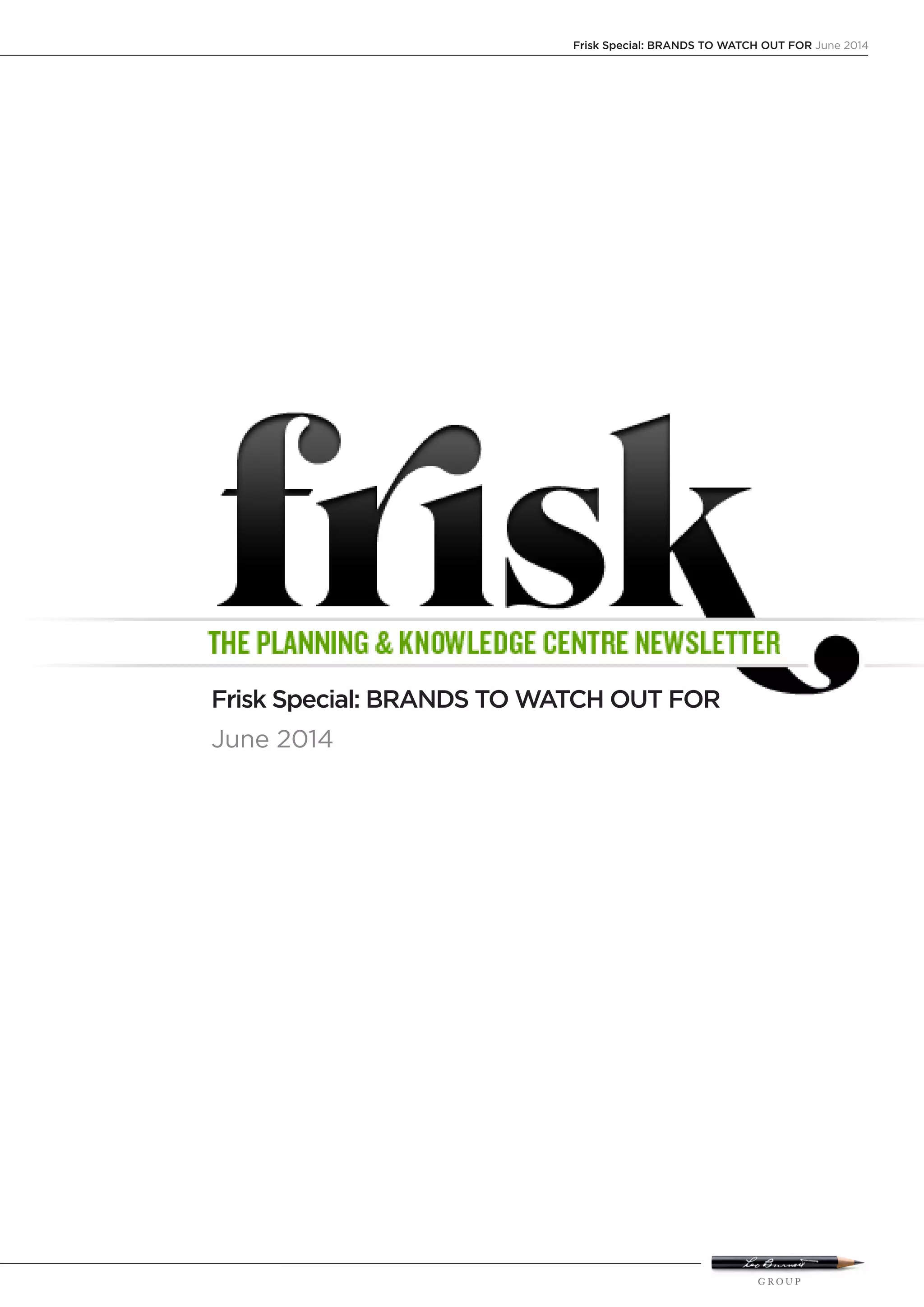 Up-and-Coming Brands You Should Know | PDF