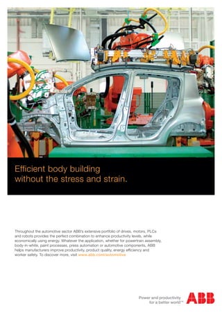 Automotive Manufacturing Solutions | PDF