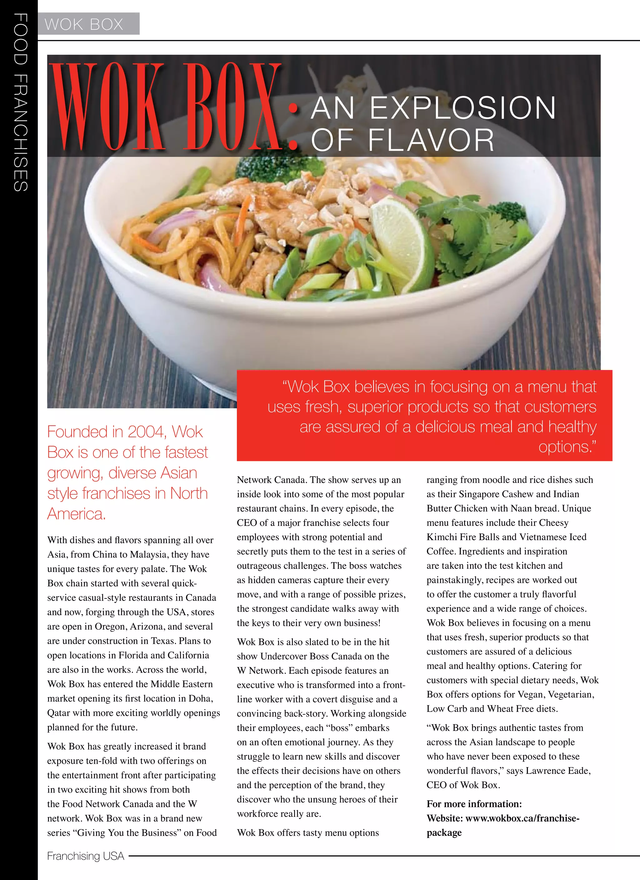 Wok Box | PDF