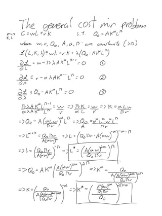 The general cost min problem | PDF