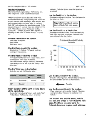 Pages 5.1 intro lesson - Intro Presentation, Tips, Notes, Exercise | PDF