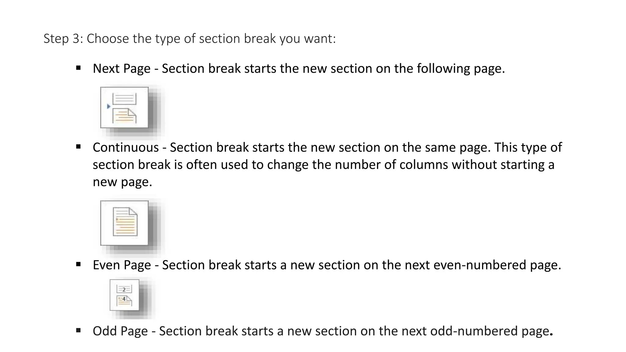 Page setup and sections presentation.pptx