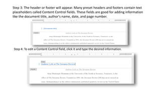 Page setup and sections presentation.pptx