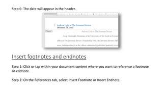 Page setup and sections presentation.pptx