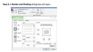 Page setup and sections presentation.pptx
