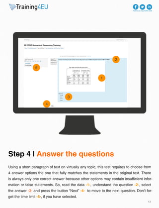 02 Numerical Reasoning Sample Tests - EU EPSO - AST Level - Vol 1 | PDF