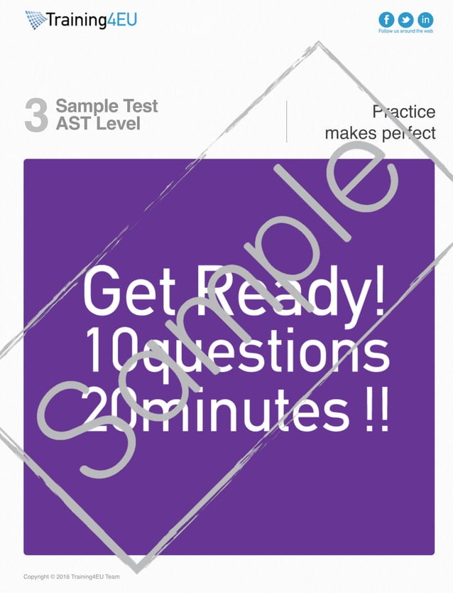 02 Numerical Reasoning Sample Tests - EU EPSO - AST Level - Vol 1 | PDF