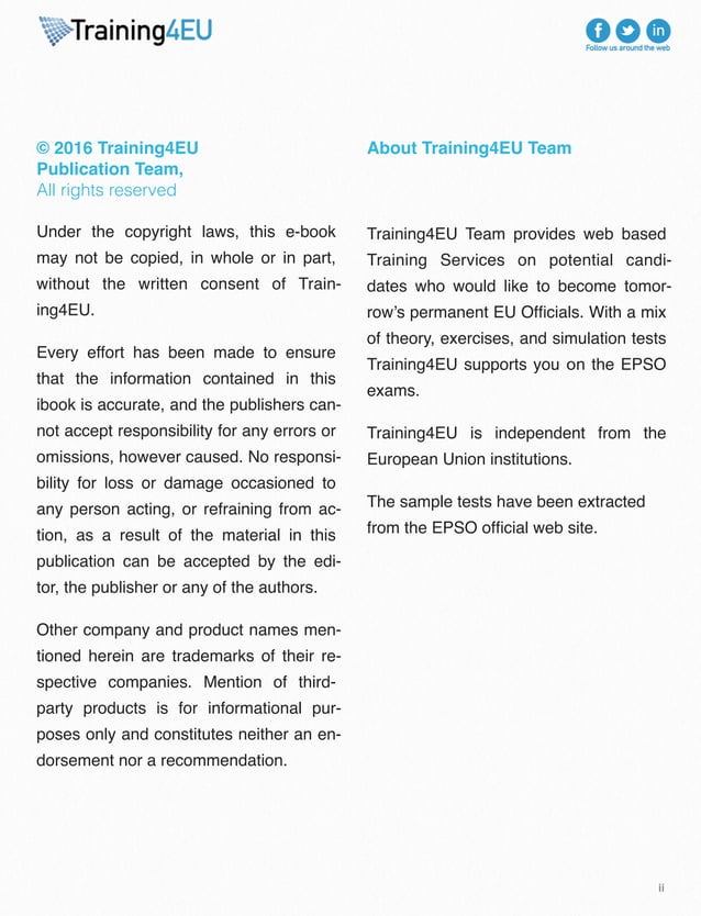 02 Numerical Reasoning Sample Tests - EU EPSO - AST Level - Vol 1 | PDF