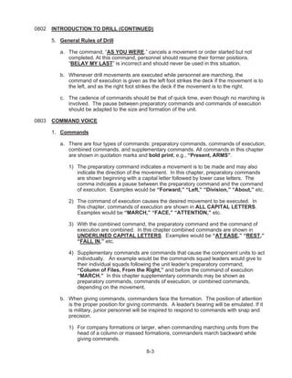 Training and Operations Manual (Drill) | PDF