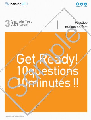03 Abstract Reasoning Sample Tests - EU EPSO - AST Level - Vol 1 | PDF