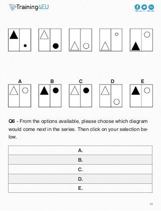 03 Abstract Reasoning Sample Tests - EU EPSO - AST Level - Vol 1 | PDF