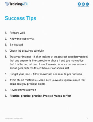 03 Abstract Reasoning Sample Tests - EU EPSO - AST Level - Vol 1 | PDF