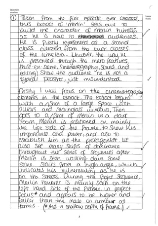 Class and Status answer - Merlin 72marks | PDF