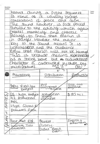 Class and Status answer - Merlin 72marks | PDF