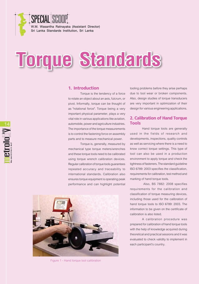 Torque Standards | PDF
