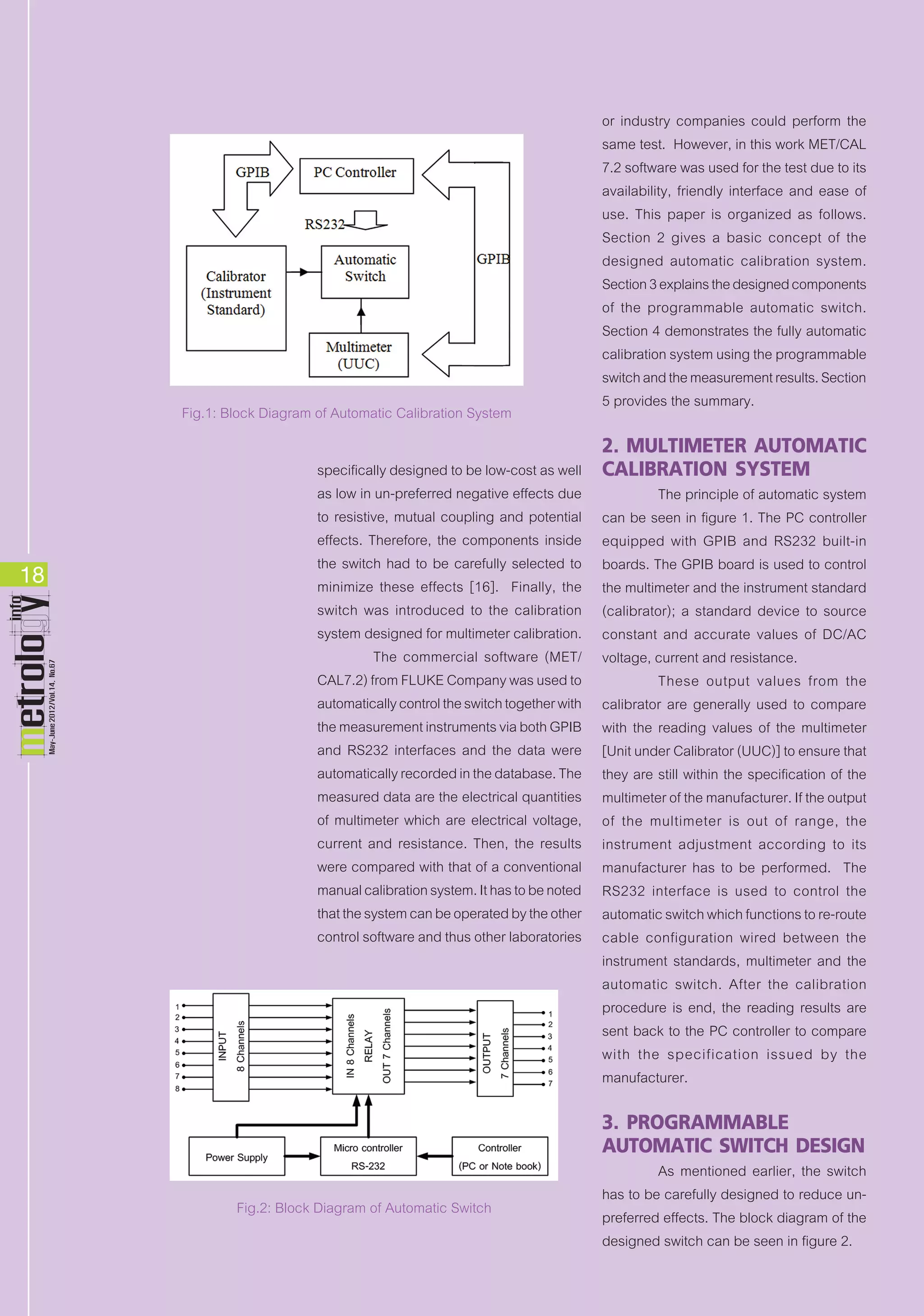 A Fully Automatic Multimeter Calibration System | PDF