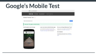 Evaluating Mobile Usability Guidelines: Google Mobile Usability ...