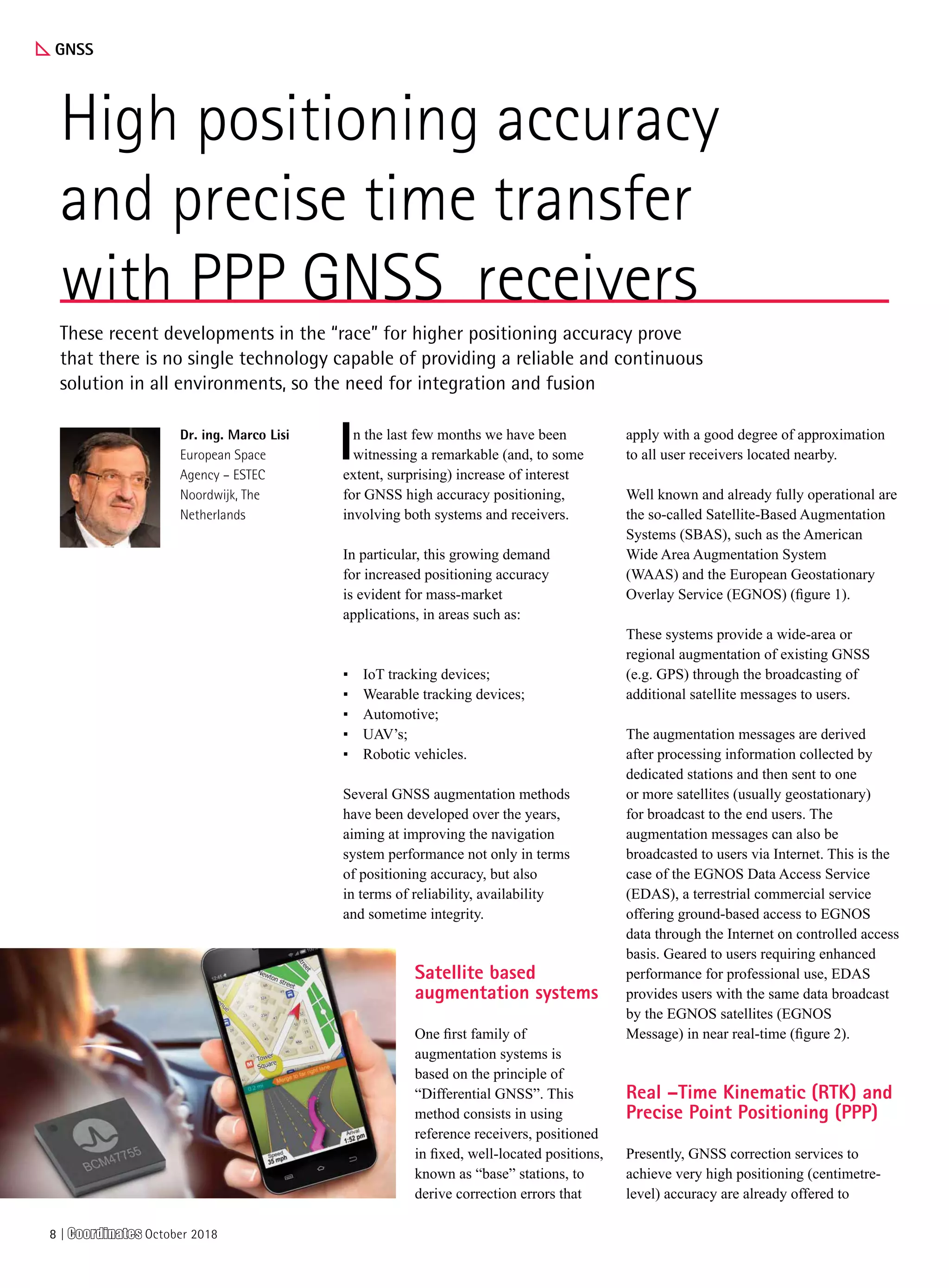 "High positioning accuracy and precise time transfer with PPP GNSS ...