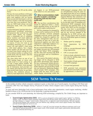 Automotive SEM by Ralph Paglia | PDF | Internet | Computing