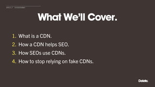 Page speed optimisation: No more fake CDNs! | PPT