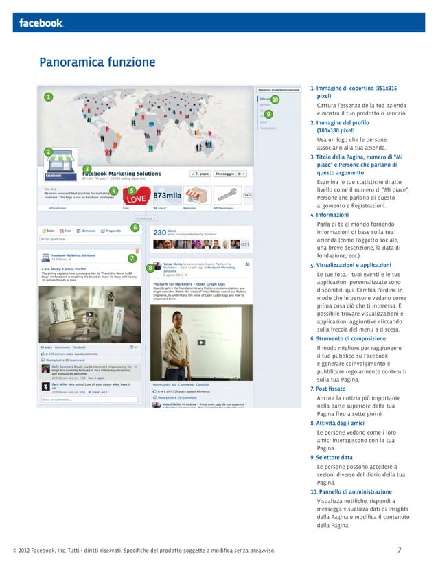 Guida alle Nuove pagine di Facebook | PDF