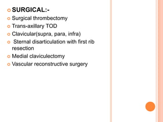 Paget schroetter syndrome presentation | PPTX