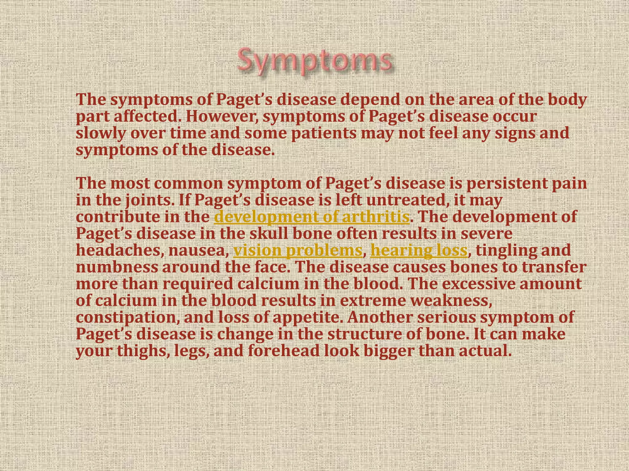 Paget’s disease | PPTX