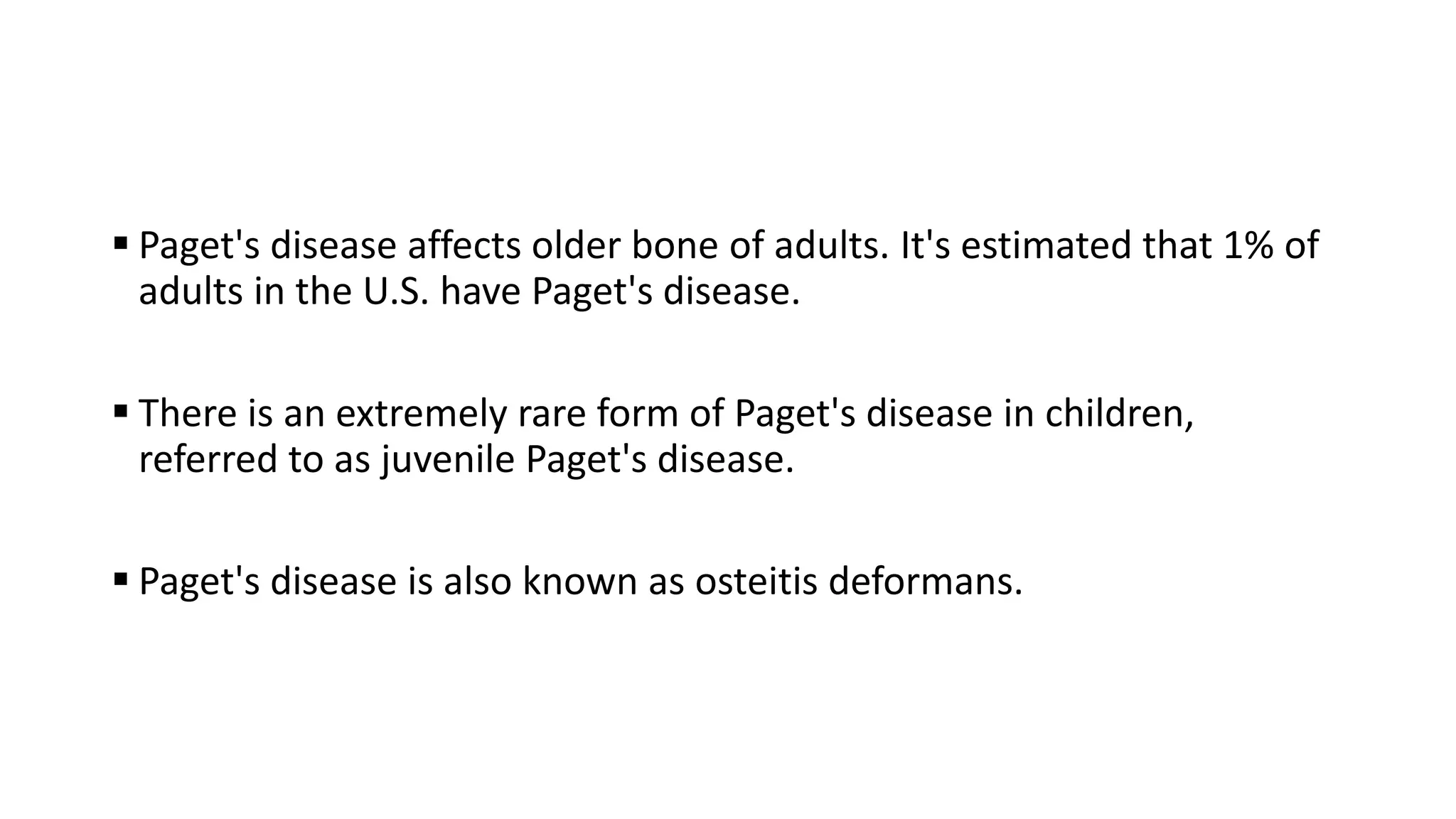 PAGET’S DISEASE and sign symptoms and treatment | PPTX